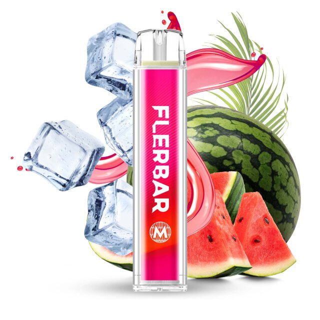 FlerBar M 2% 600 de pufuri - Pink Watermelon 🔥 | e-Potion.ro